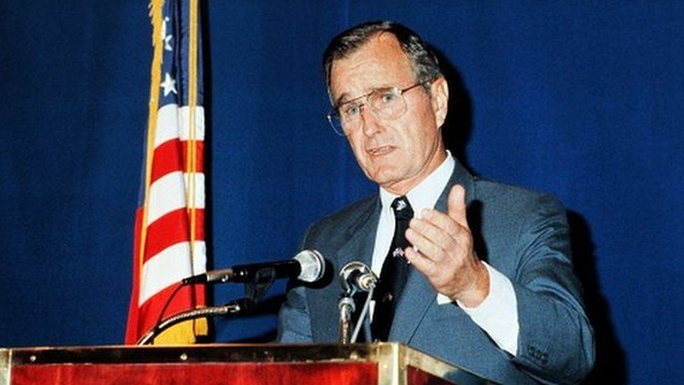 George HW Bush: The making of a president - BBC News