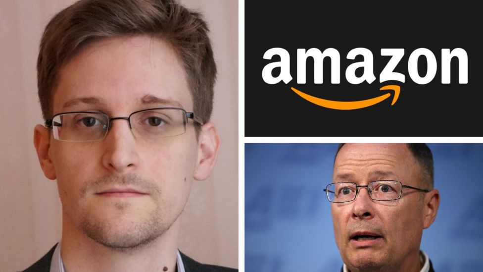 Snowden criticises Amazon for hiring former NSA boss - BBC News