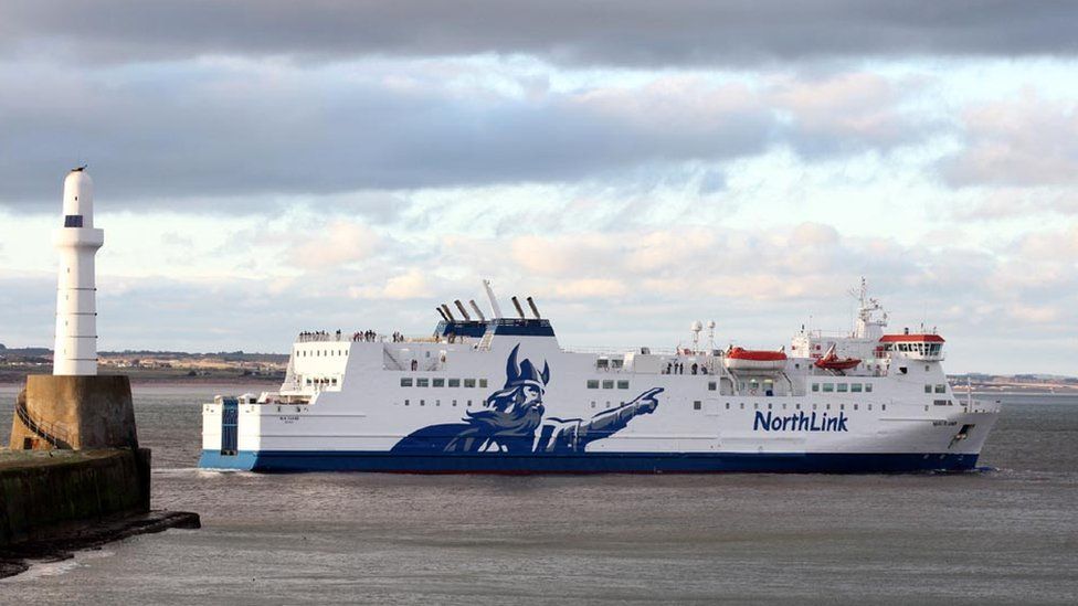 Major search for missing NorthLink ferry crewman - BBC News