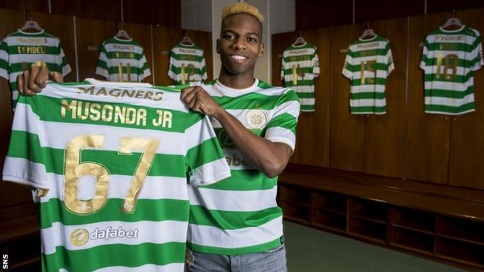 Charly Musonda: Celtic sign Chelsea midfielder on 18-month loan - BBC Sport