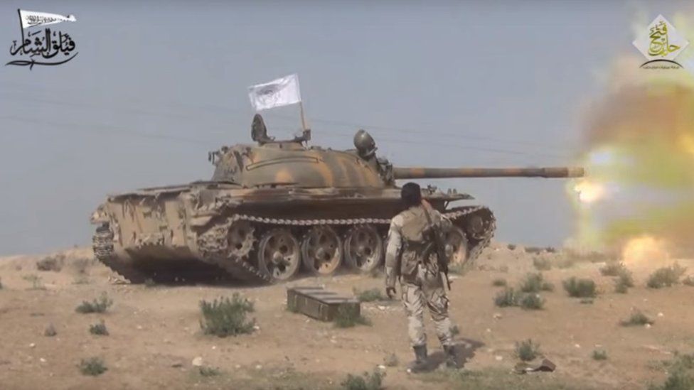 Syria conflict: IS retakes northern town of al-Rai from rebels - BBC News