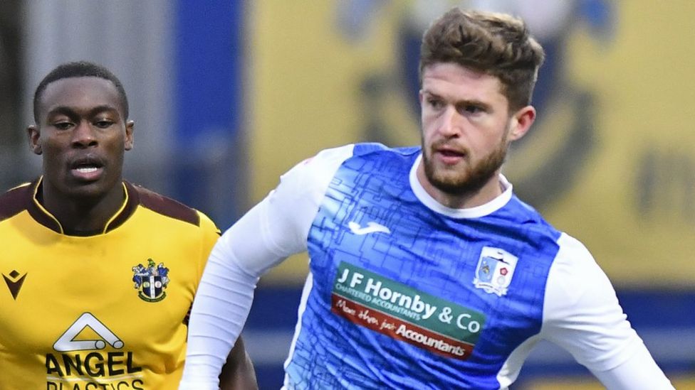 Joe Grayson: Stockport County sign defender from Barrow on loan - BBC Sport