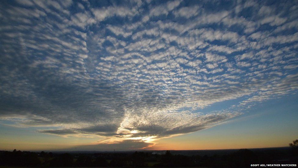 The beauty of a mackerel sky - BBC Weather