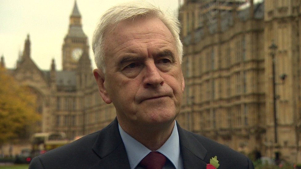 MP John McDonnell backs Longford calls on asylum seekers - BBC News