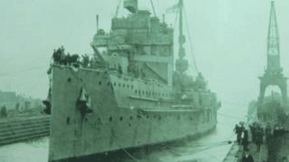 HMS Natal World War One disaster remembered - BBC News