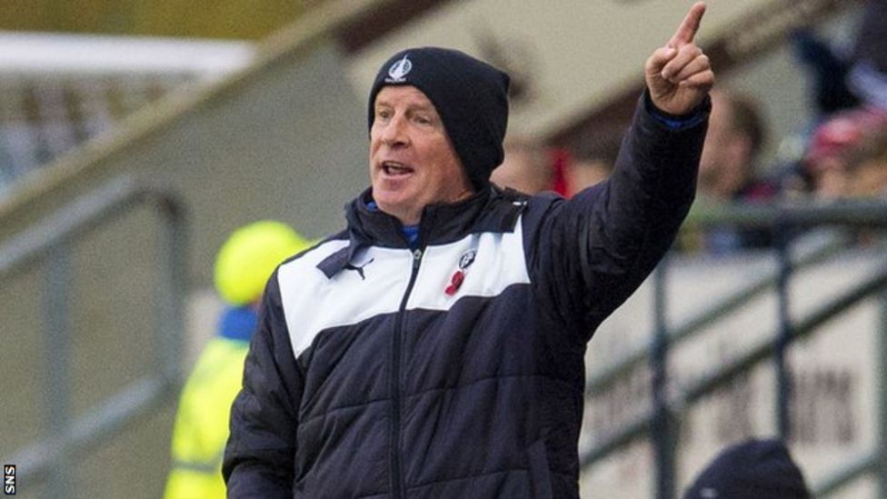 Falkirk: Peter Houston hopes to keep pace with Rangers and Hibs - BBC Sport