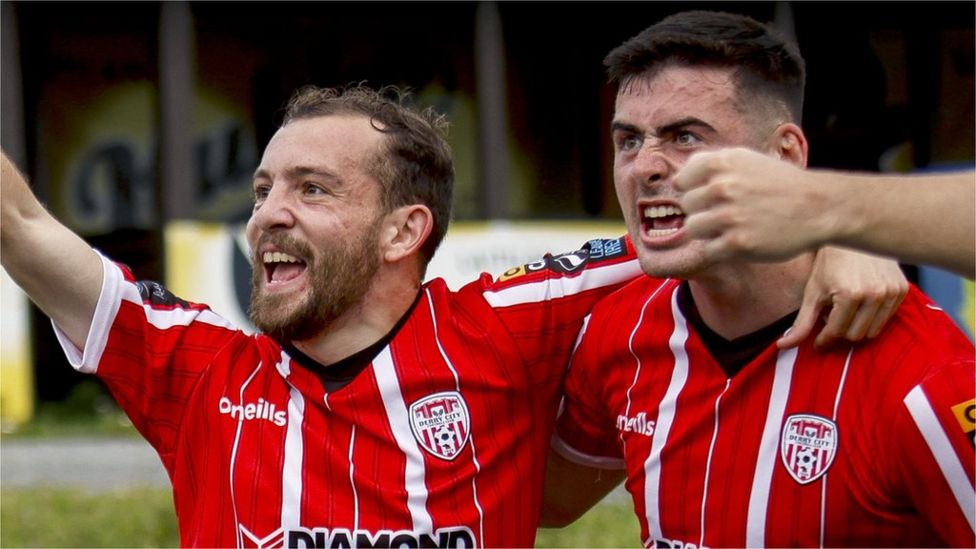 Europa Conference League: Derry through as 10-man Crusaders lose after ...