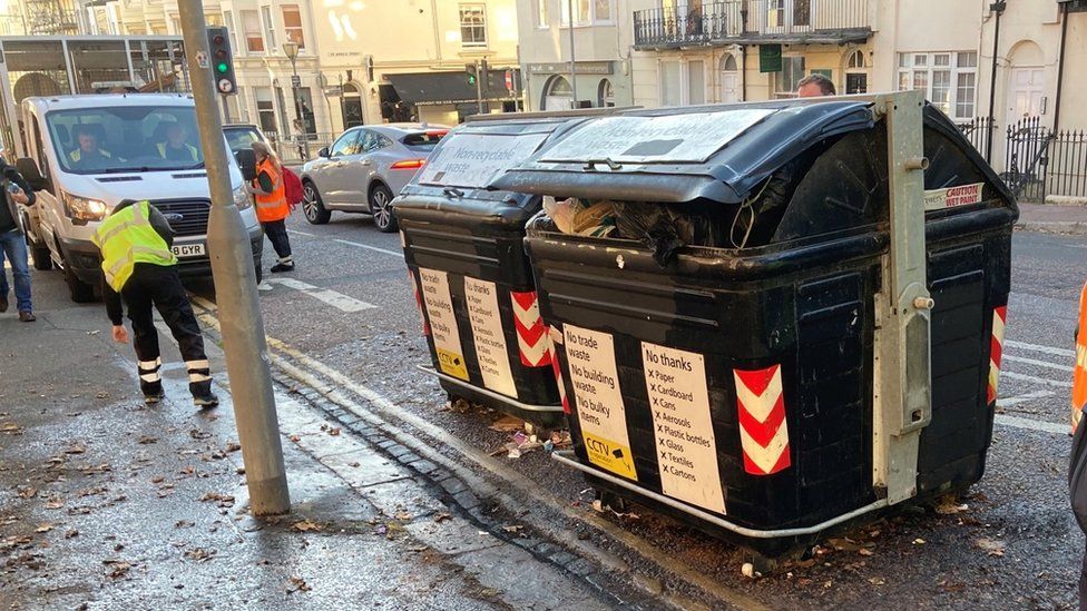 Brighton bin strike: Clearing rubbish will take 'at least two weeks ...