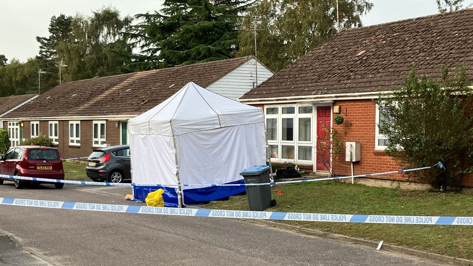 Sutton Heath man charged with murder at Suffolk ex-RAF estate - BBC News