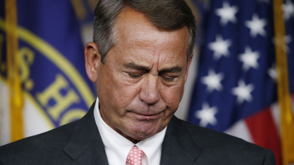 Twitter loses one of its favourite criers, John Boehner - BBC News