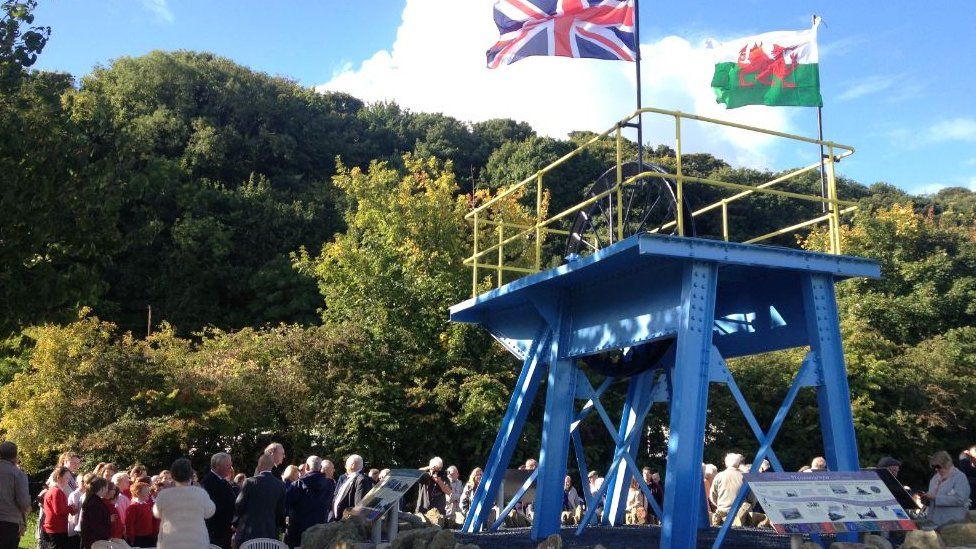 Memorial for Point of Ayr Colliery miners unveiled near Prestatyn - BBC ...