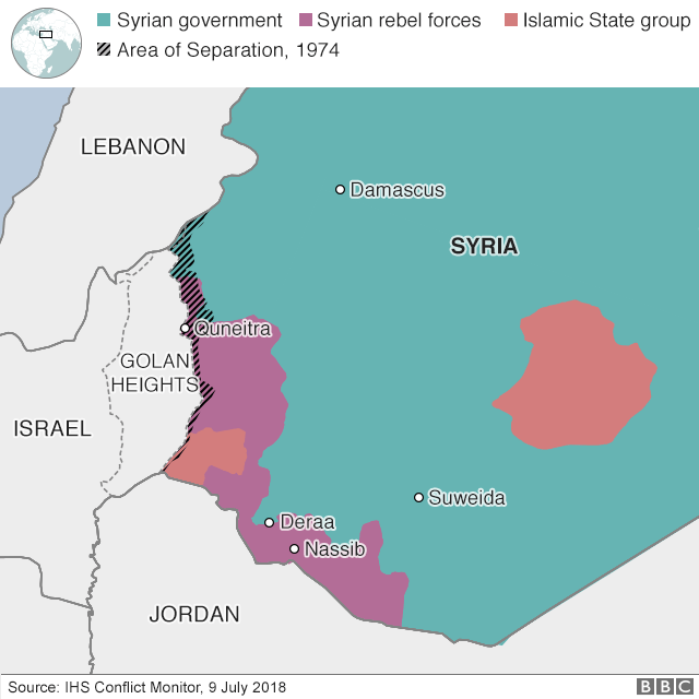Deraa, birthplace of Syria uprising, retaken by government forces - BBC ...