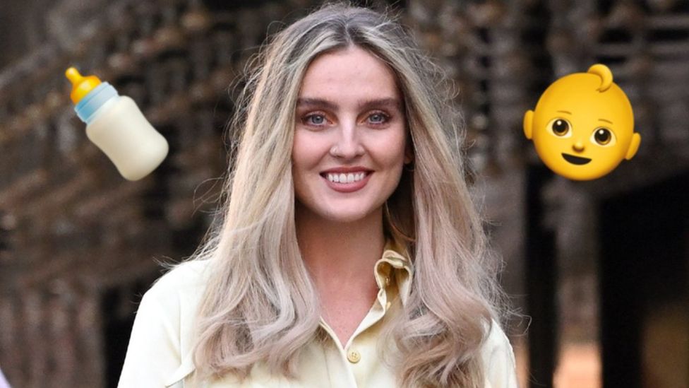 Perrie Edwards reveals new baby name - BBC Newsround