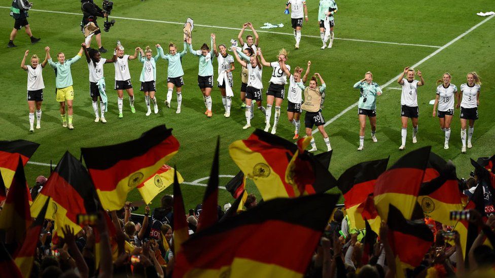 Euro 2022: Germany beat France, to face England in final - BBC Newsround