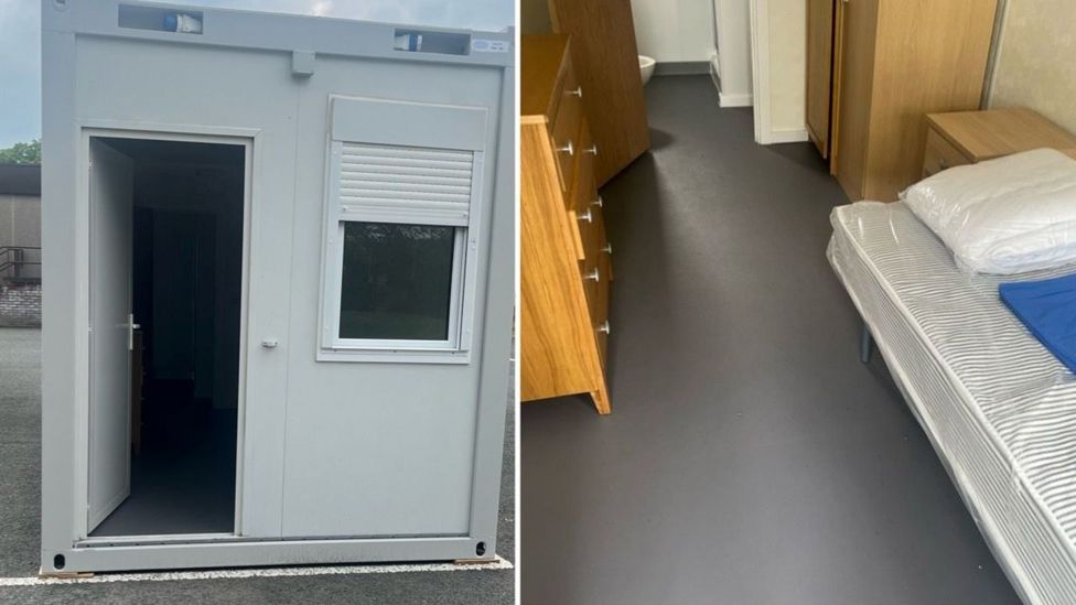 Clive Barracks: MP says soldiers are living in converted shipping ...