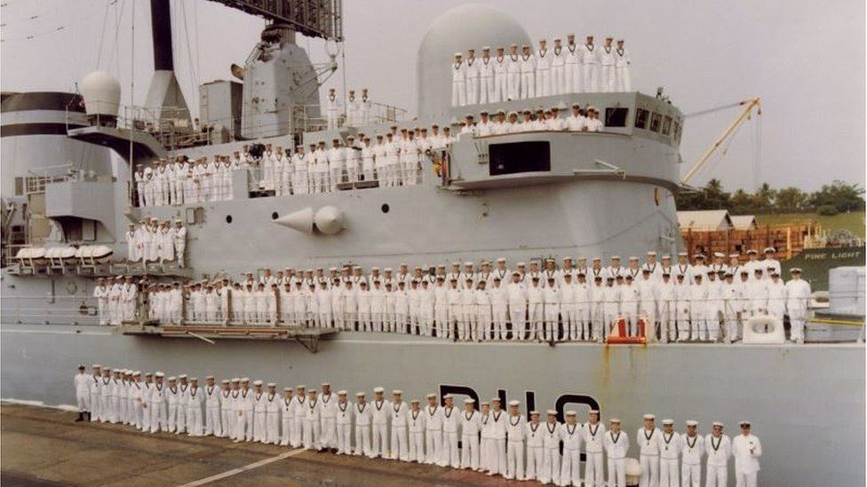 HMS Coventry sinking anniversary: 'War we weren't prepared for' - BBC News