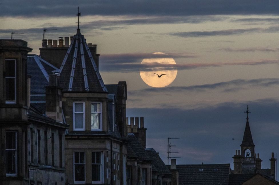 Gallery: Supermoon images from across Scotland to lift the spirit - BBC ...