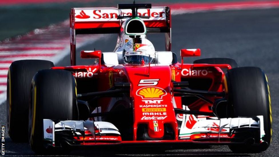 Formula 1 testing: Sebastian Vettel set to chase down Mercedes - BBC Sport