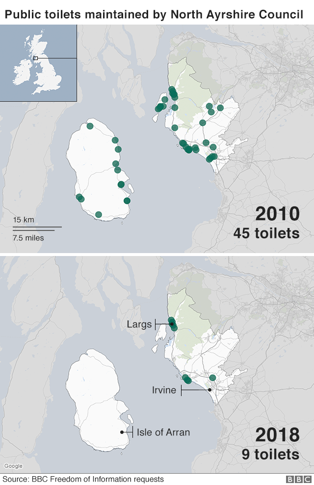 Reality Check: Public toilets mapped - BBC News