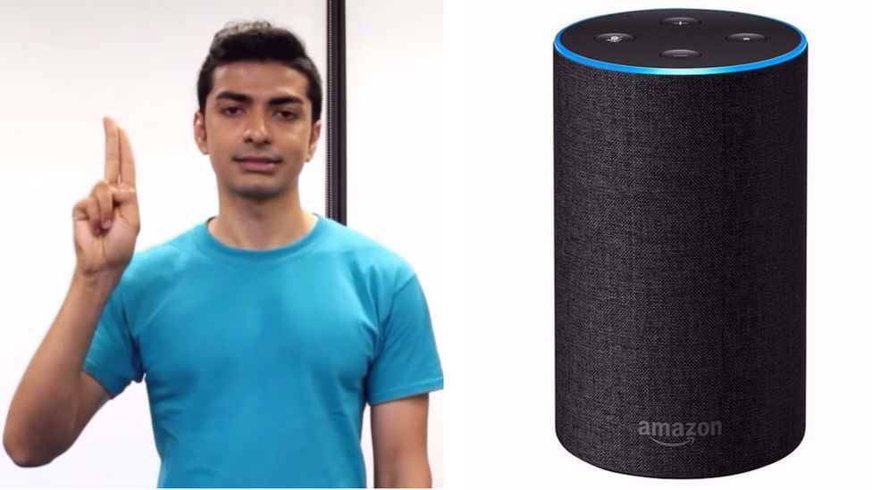Sign language Hack Lets Amazon Alexa Respond To Gestures BBC News