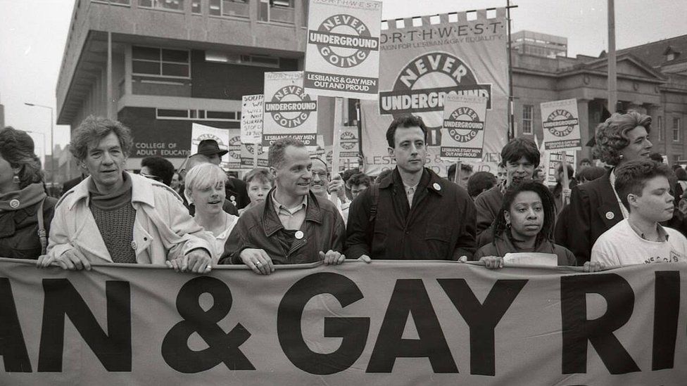 Manchester's LGBTQ history: Photos showcase 'iconic moments' - BBC News