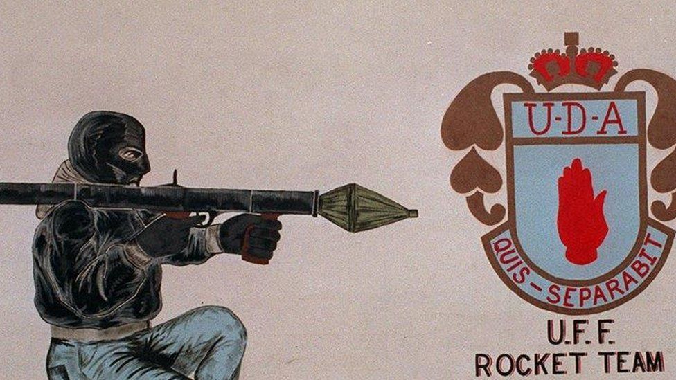 'All paramilitaries should disband,' says DUP's Foster - BBC News