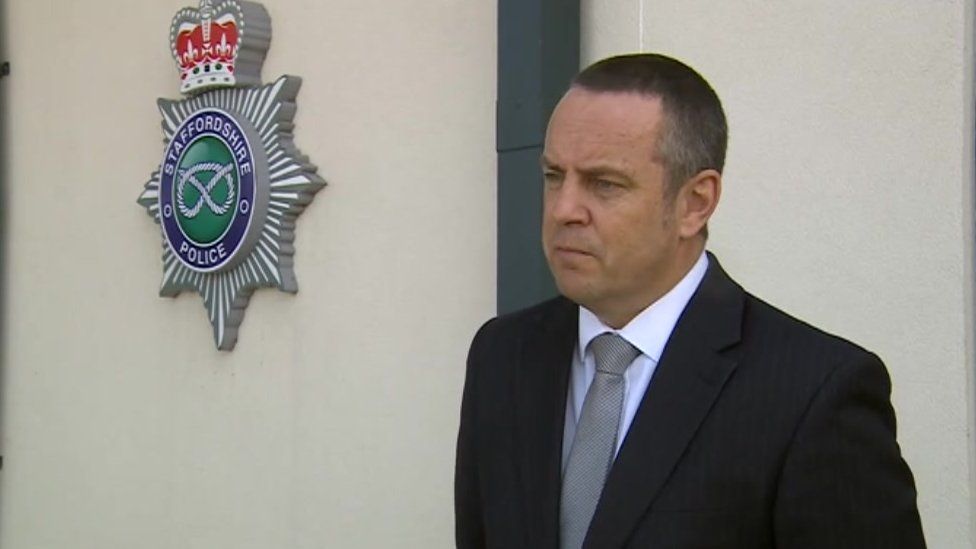 Woman found dead in Perton lay-by was set alight - BBC News