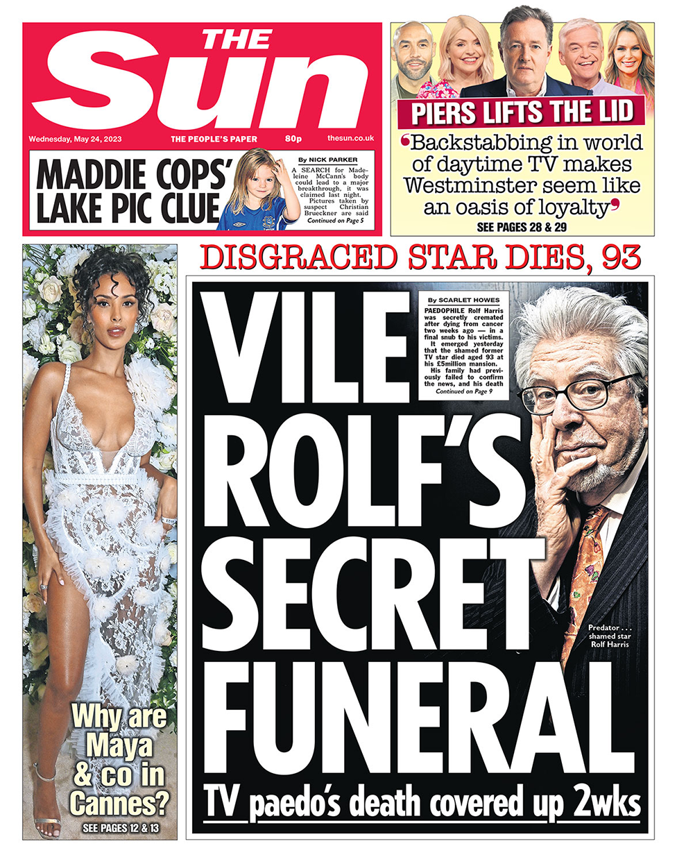 'Cops probe Boris again' and 'secret Rolf funeral' - BBC News