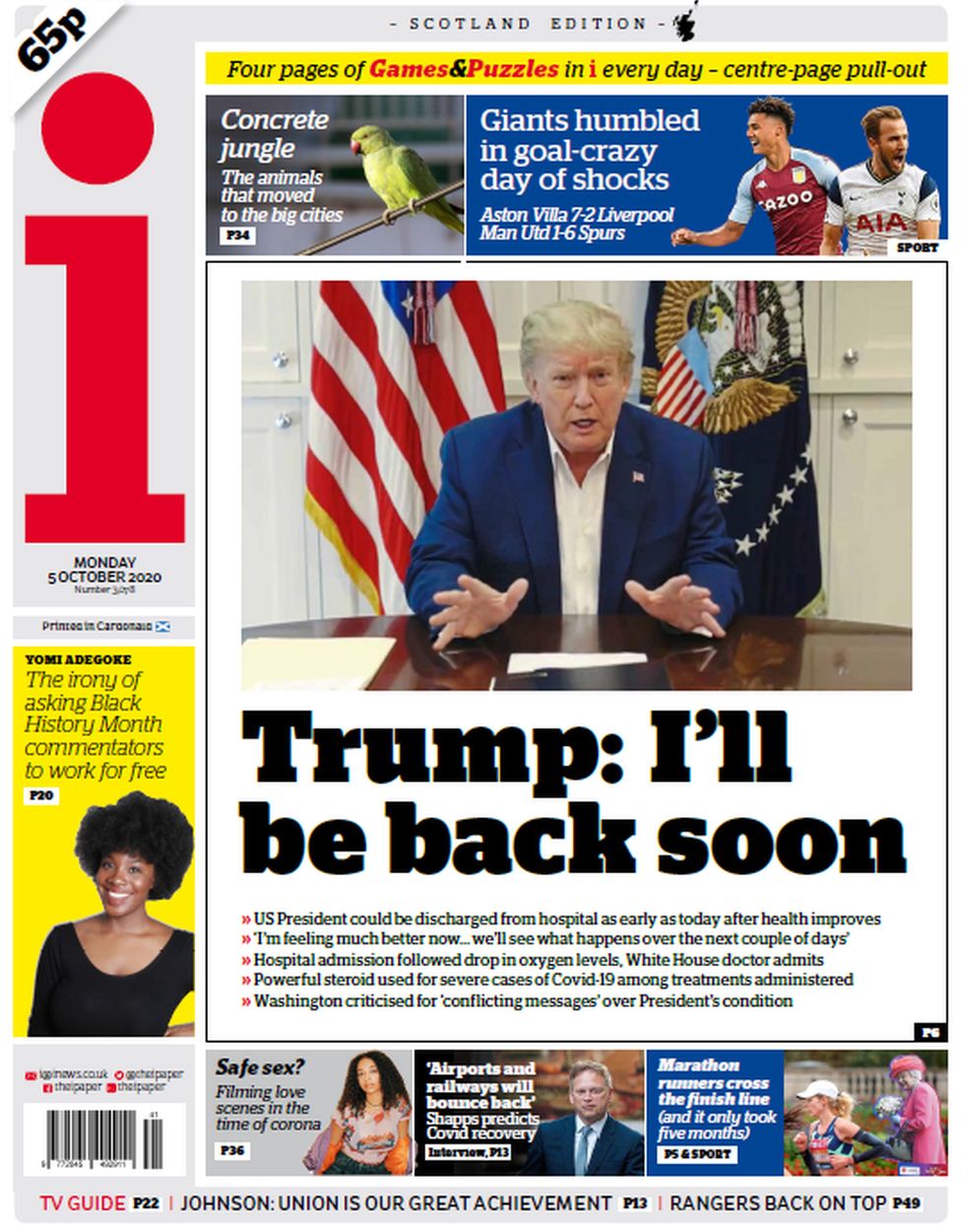 Scotland's papers: NHS faces 'perfect storm' and PM 'rules out indyref2 ...