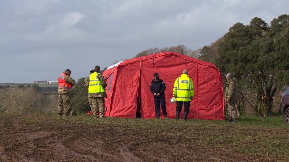 Cornwall air crash: Royal Navy jet crash probe under way - BBC News