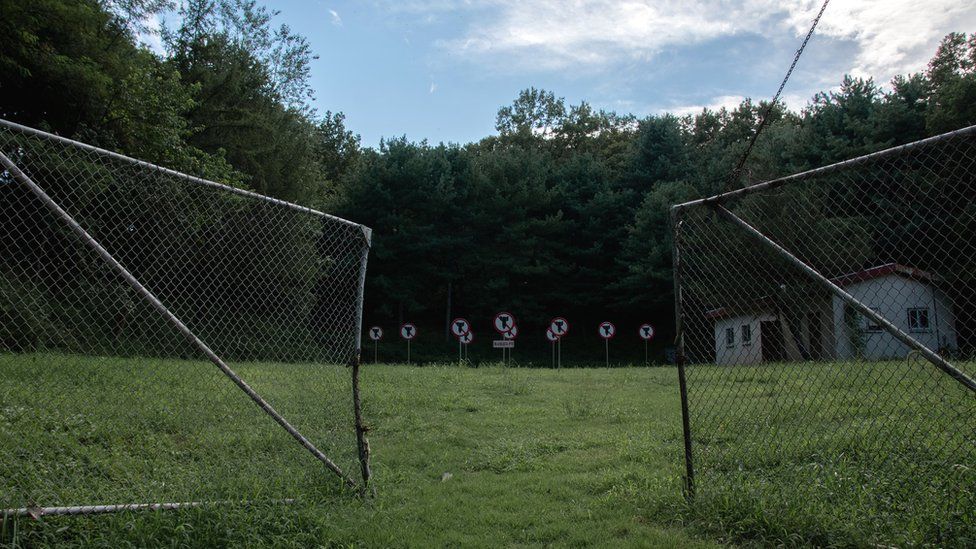 How an eerie abandoned US base near North Korea turned into an art ...