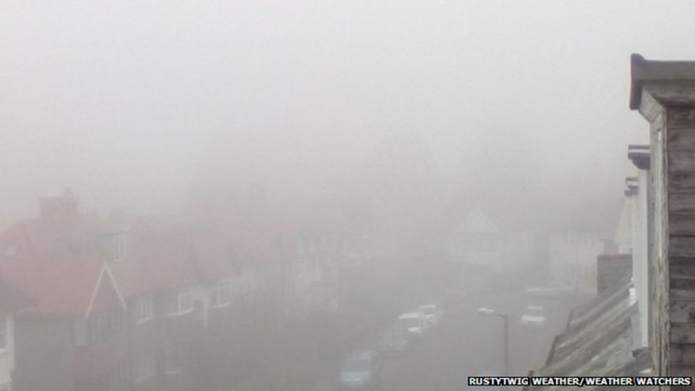 Gallery: One foggy Tuesday morning - BBC Weather