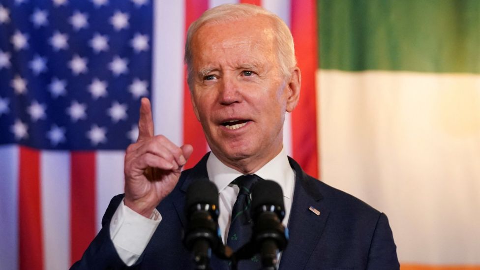 Joe Biden in Ireland: President says 'I'm at home' - BBC News