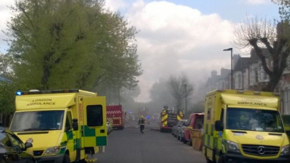 Man critically injured in north London house explosion - BBC News