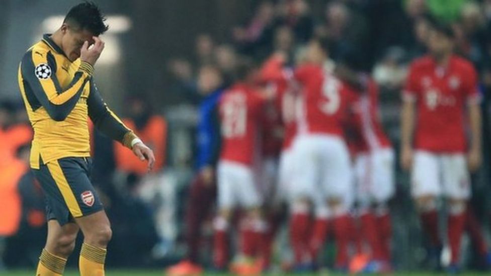 Arsene Wenger: Arsenal 'collapsed' at Bayern Munich in Champions League ...