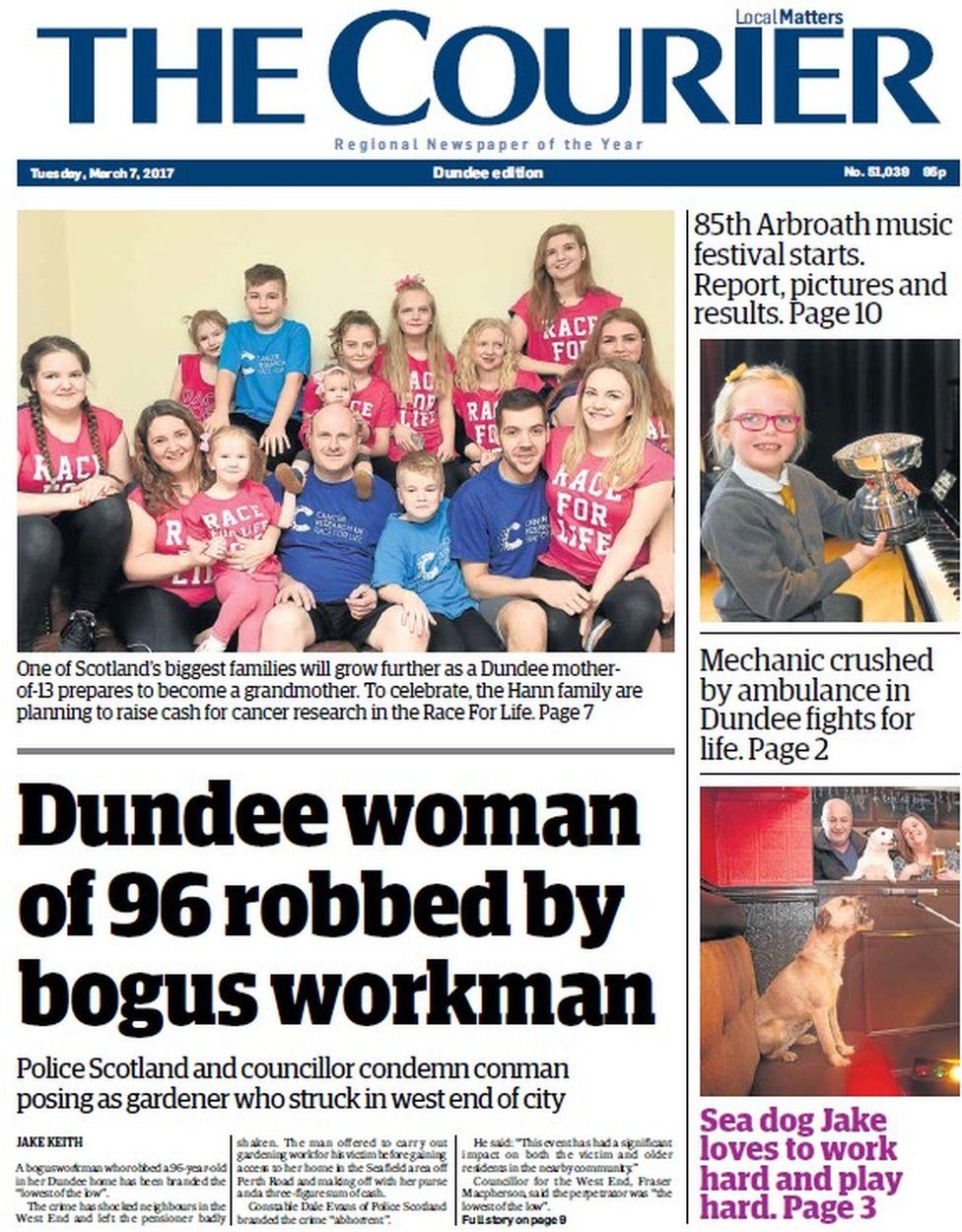 Front pages: Budget cuts impact and unisex school loos - BBC News