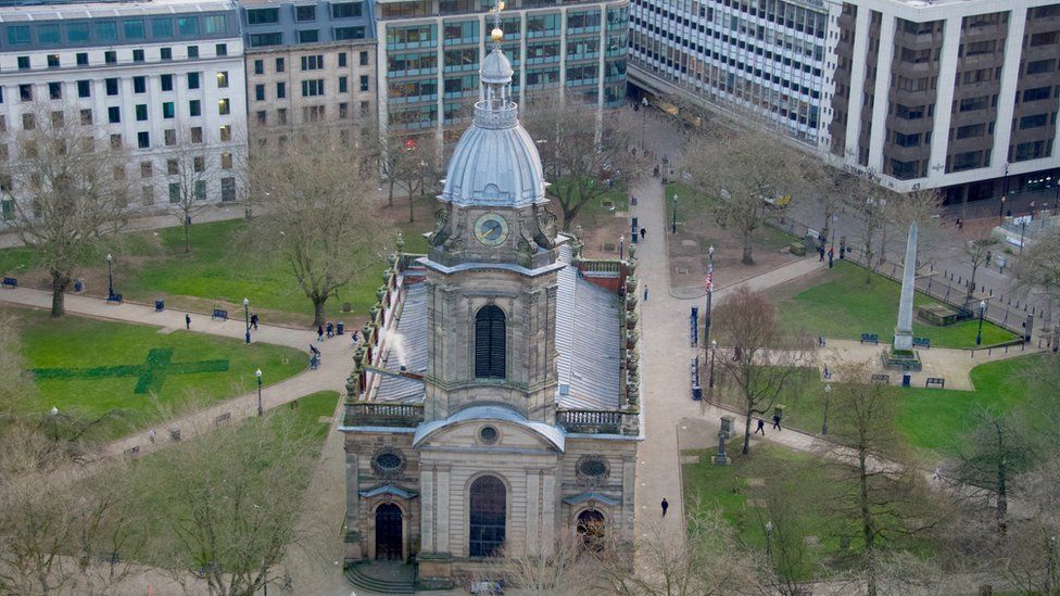 103 Colmore Row: Sunrise treat for Birmingham tower photographers - BBC ...