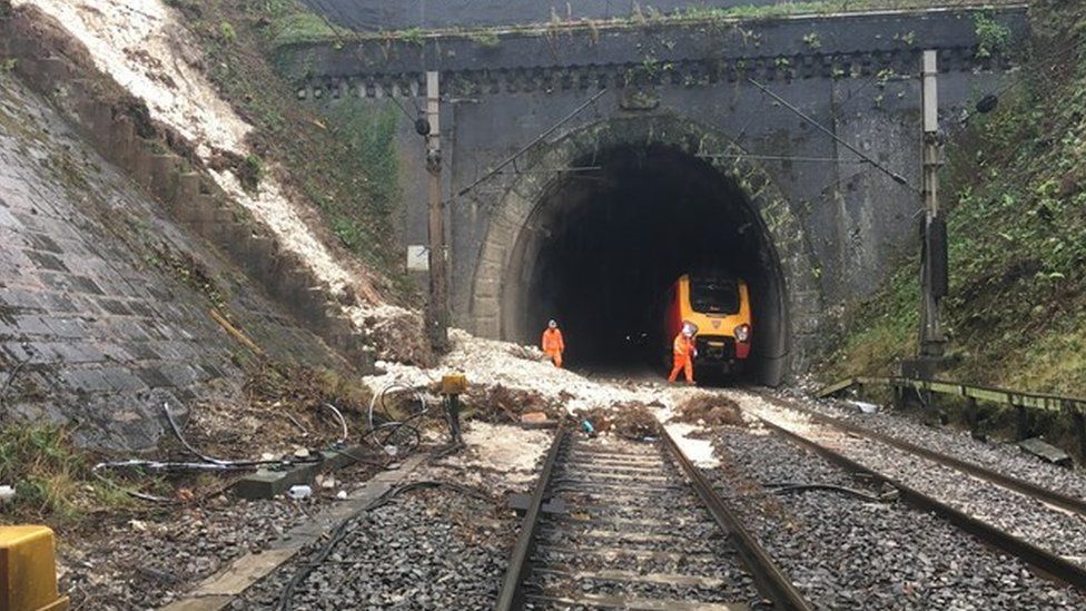 Watford derailment embankments stabilised in £4m repairs - BBC News
