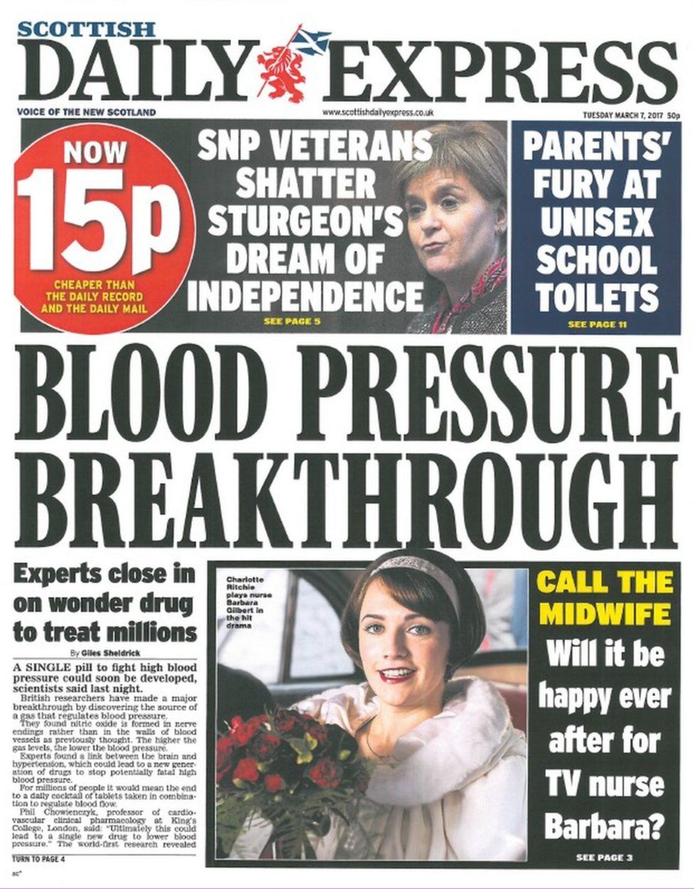 Front pages: Budget cuts impact and unisex school loos - BBC News