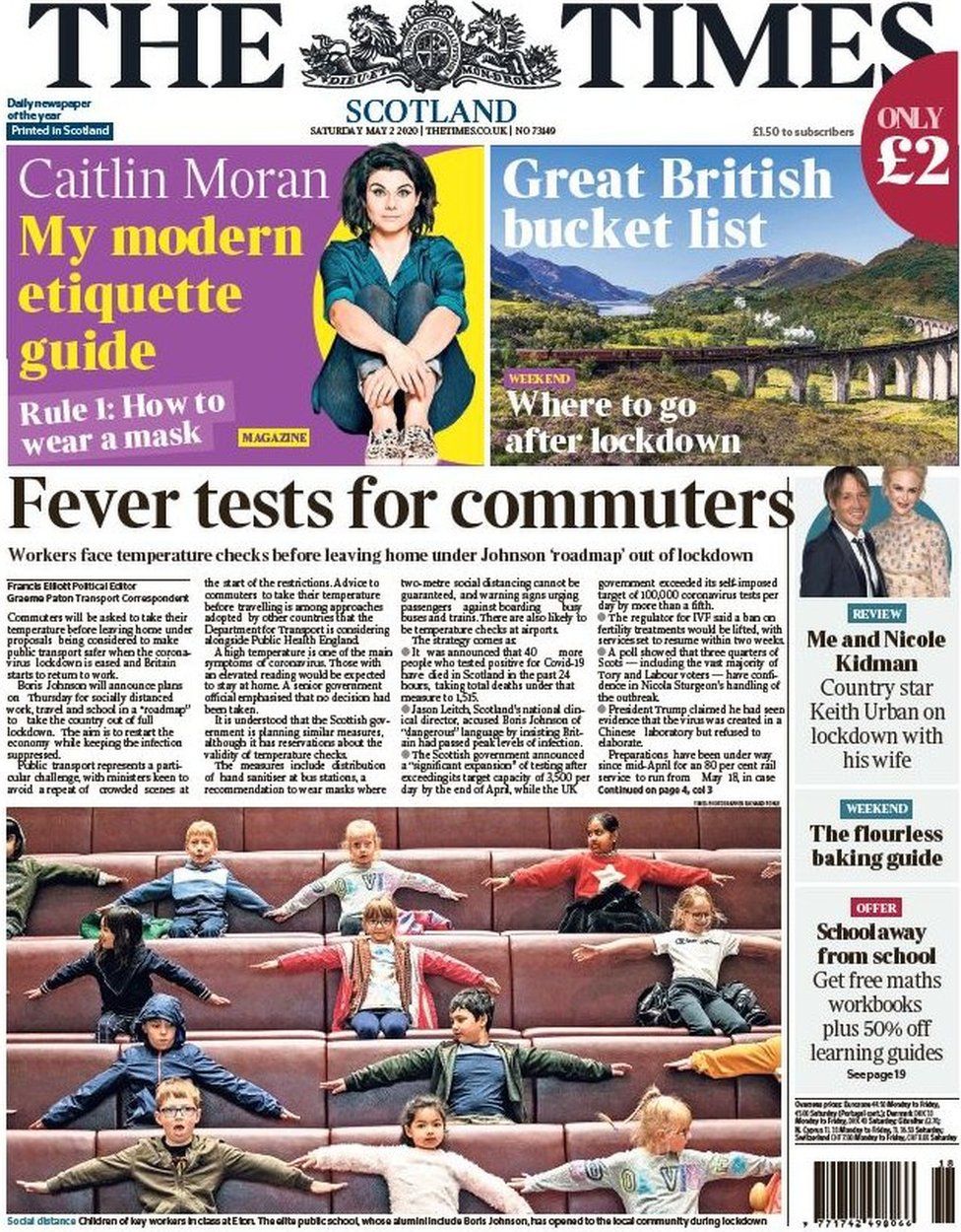 Scotland's papers: Testing expansion and 'new normal' drinking - BBC News