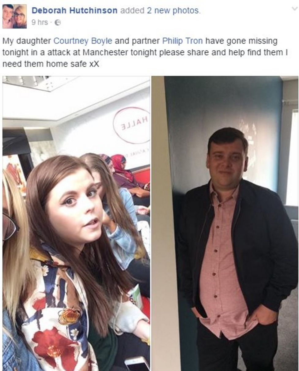 Manchester attack: The search for missing loved ones - BBC News