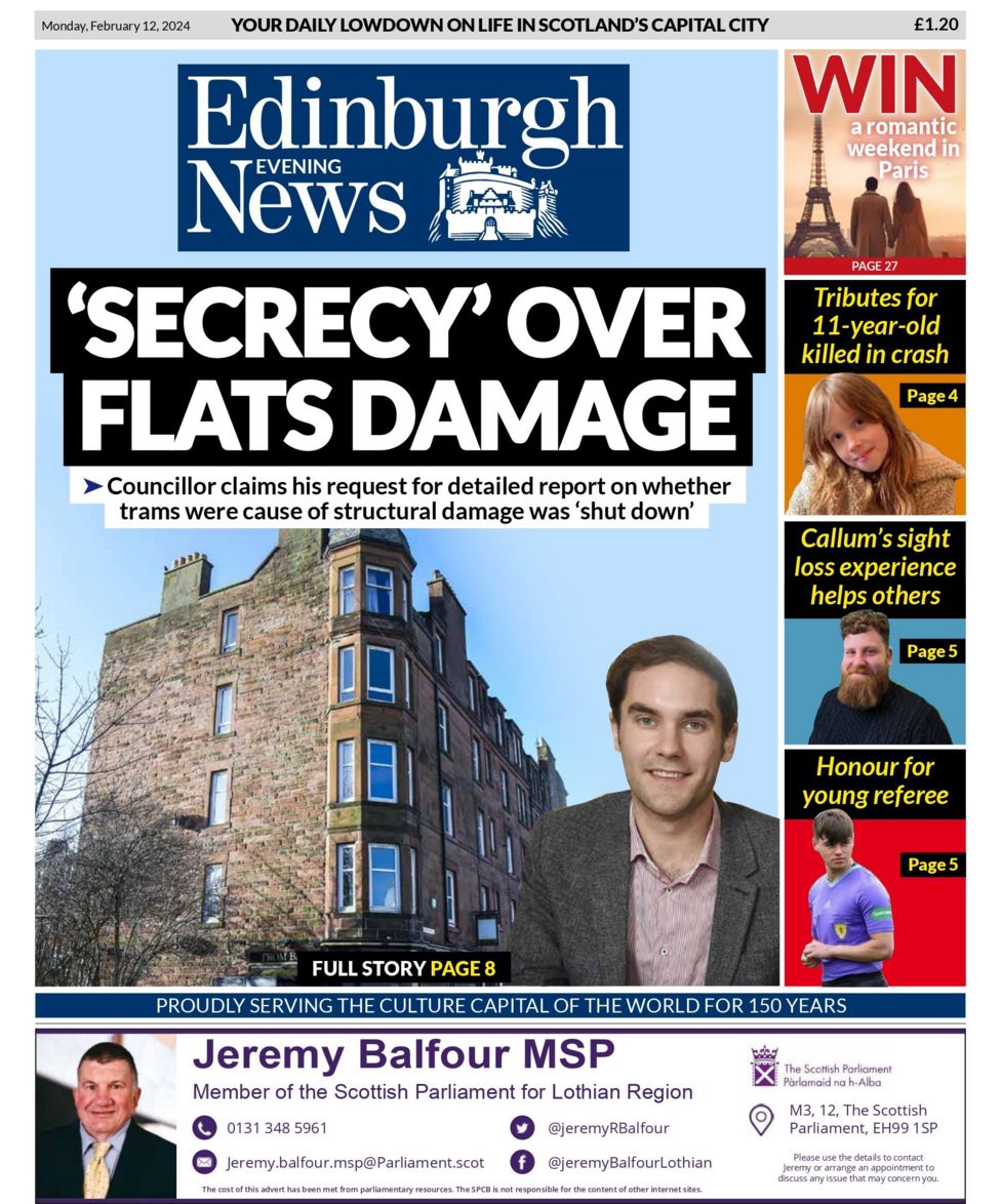 Scotland's papers: Pressure on Matheson and Trump attack on Nato - BBC News