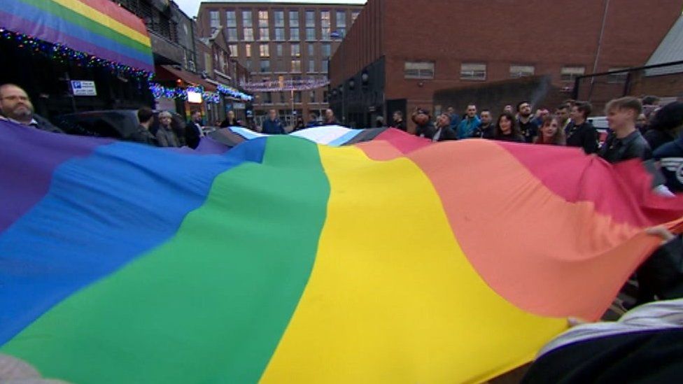 Second Protest Held In Birmingham After Homophobic Attacks Bbc News