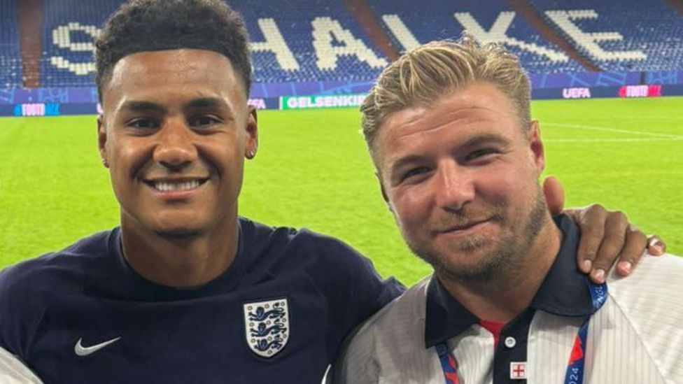 Ollie Watkins: England goalscorer's friends react to Euro 2024 win ...
