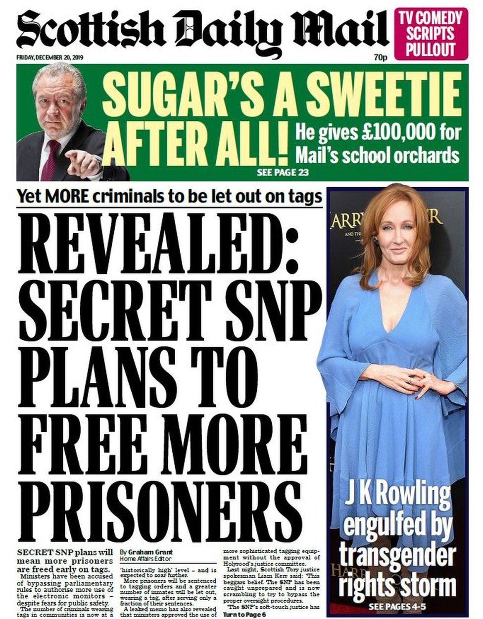 Scotland's papers: ScotRail fines and fresh indyref2 drive - BBC News