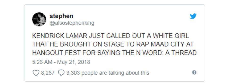 Kendrick Lamar stops white fan using N-word on stage at concert - BBC News