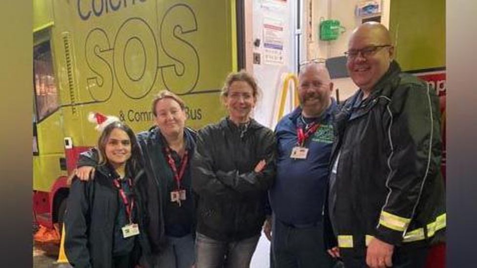 Essex gets new SOS bus to continue helping people with addition - BBC News