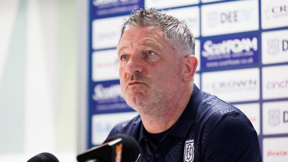 Docherty on top six, Dens Park pitch & 'fantastic' Rangers - BBC Sport