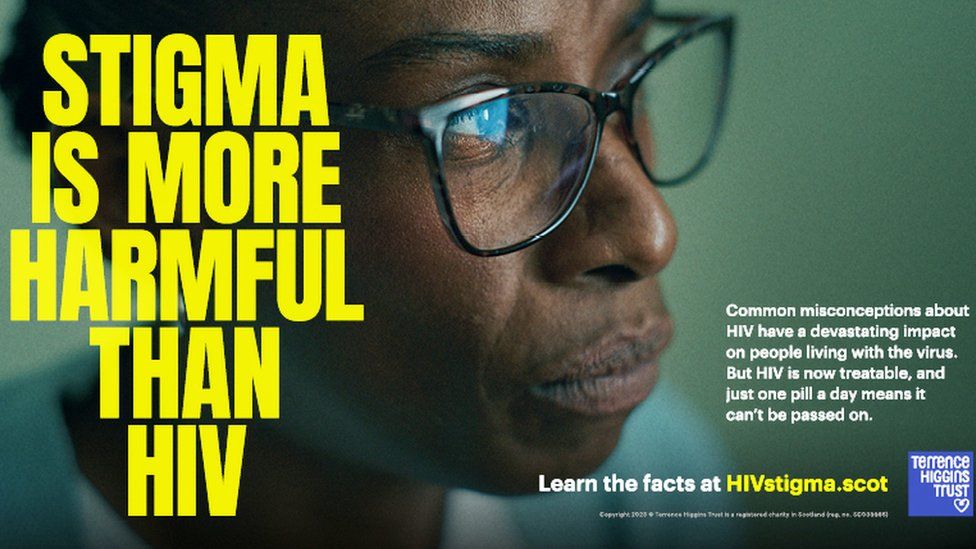 HIV stigma campaign 40 years after tombstone ads - BBC News