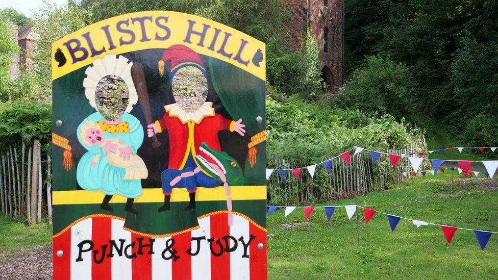 Inland beach created at Blists Hill Victorian town attraction - BBC News